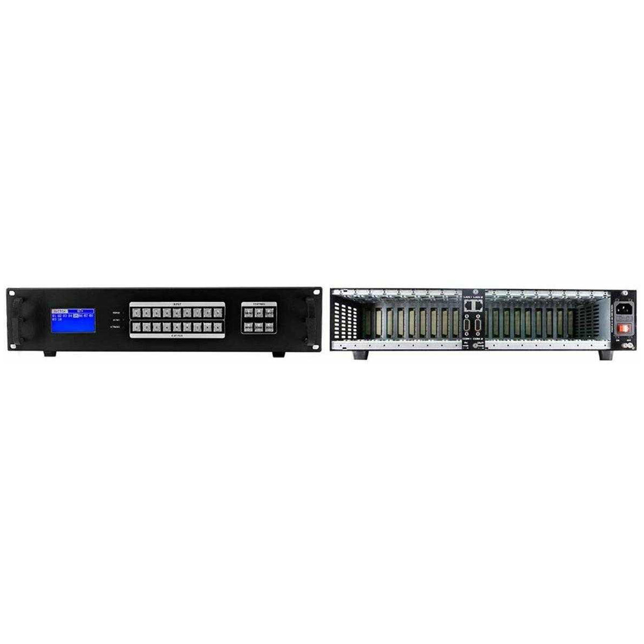 4K 2x8 HDMI Matrix Switcher over CAT6 with Apps, WolfPack