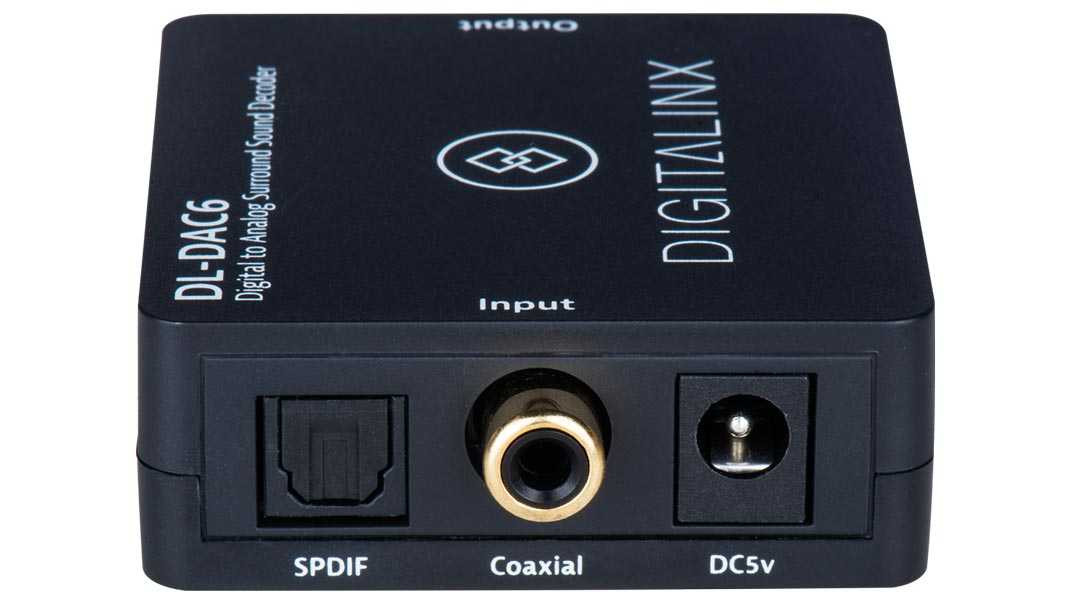 DigitaLinx DL-DAC6 Digital to Analog Surround Sound Decoder