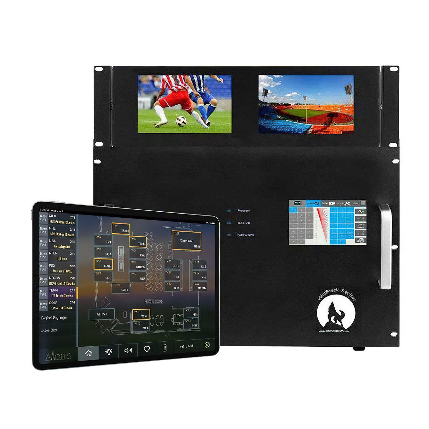 Sports Bar 20x20 HDMI Matrix Switch with DirecTV Control, WolfPack