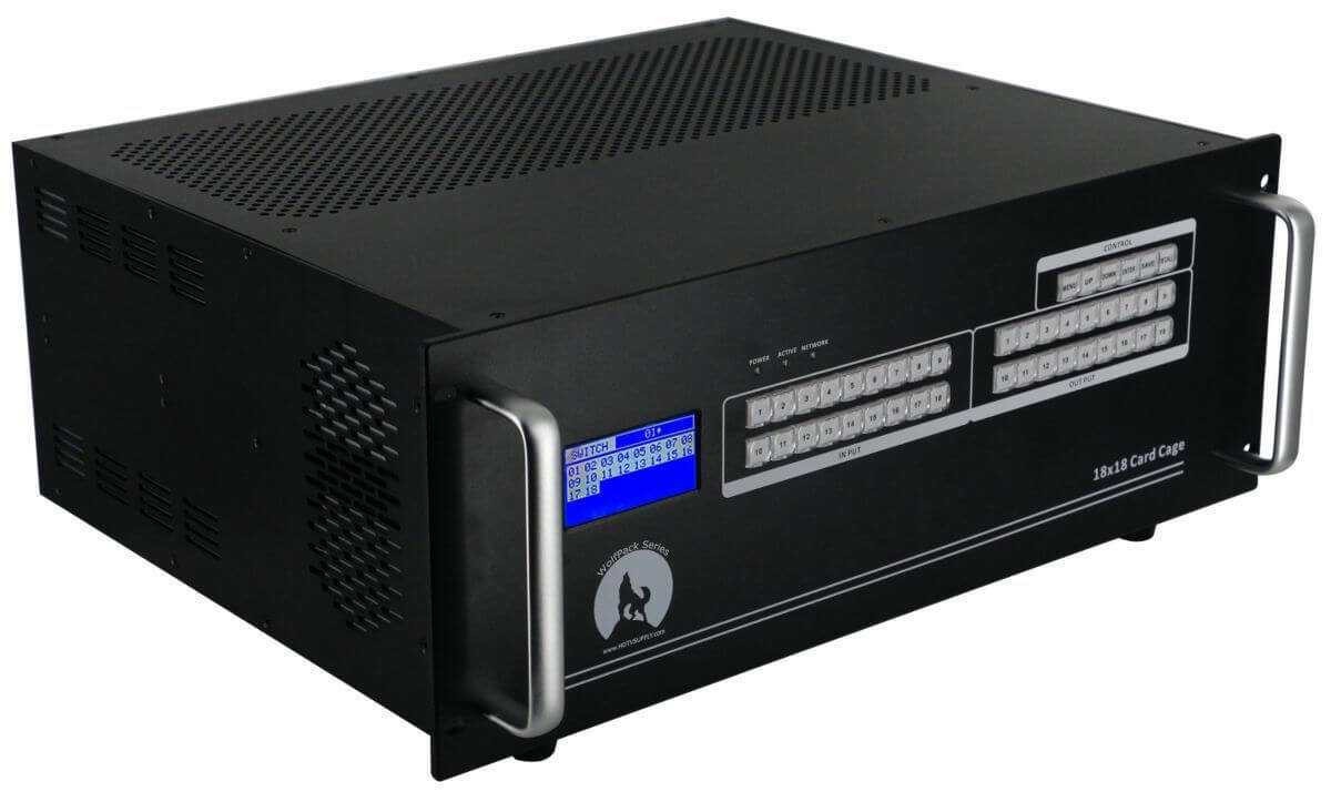 4K 9x9 HDMI Matrix Switch with Apps & WEB GUI, WolfPack
