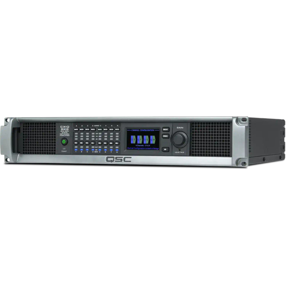 QSC CX-Q 8K8 8-Channel 1000W/CH Network Amplifier