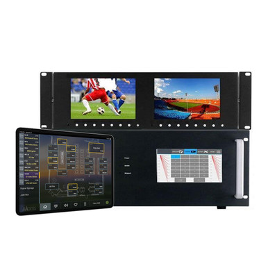 Sports Bar 10x10 HDMI Matrix Switch w/iPad DirecTV Control, WolfPack