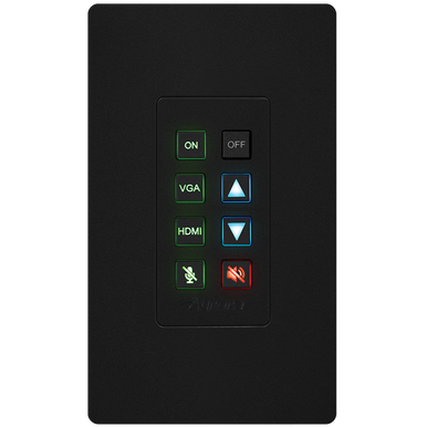 Aurora Multimedia DXB-8i-G2-B 8-Button 1-Gang Backlit Button Control ...