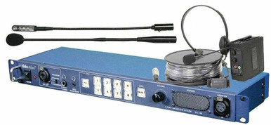 Datavideo ITC-100 Intercom Base Station & 4-User Headset/Beltpack Kit ...
