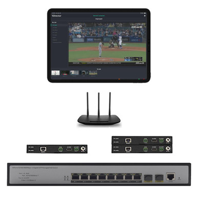 1x2 1080p POE HDMI Over IP Splitter