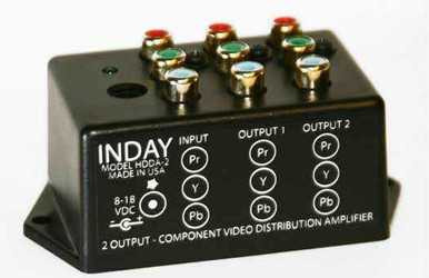 1X2 Component Video Splitter w/High Current Amps, WolfPack
