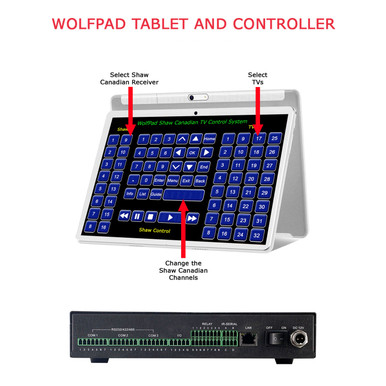 WolfPad Shaw Canadian Tablet TV Control System