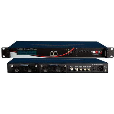 Thor Broadcast H-2HDMI-QAM-IPLL 2Ch HDMI to QAM Encoder Modulator