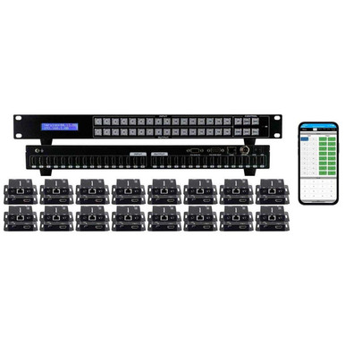 WolfPack 4K 30 Hz 16x16 HDMI Matrix Switch with Baluns