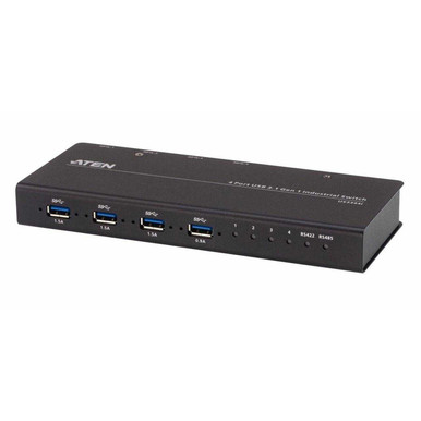 ATEN US3344i 4x4 USB 3.1 Gen 1 Industrial Hub Switch