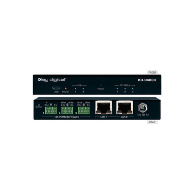Key Digital KD-CX800 Control Interface w/ IR & RS-232 Over IP Routing