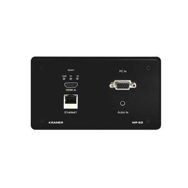 Kramer WP-20/US(B) 4K60 4:2:0 HDMI & VGA Wall-Plate Auto Switcher