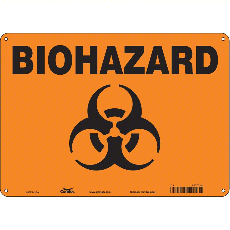 Biohazard Signage - Histology Connections