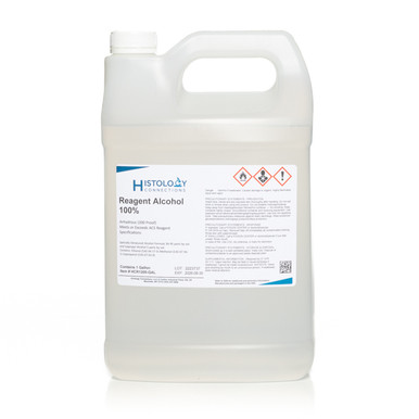 Alcohol, Reagent, 100%, (cs/4 x 1 gal.) - Histology Connections