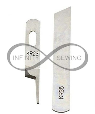 Industrial Overlock Machine Top & Lower Blades By Jack