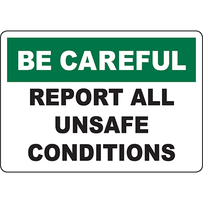 Unsafe Conditions Clip Art