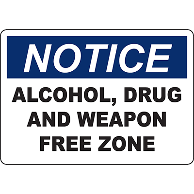 No Drug Zone