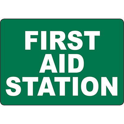 First Aid Station Sign - DuraLabel