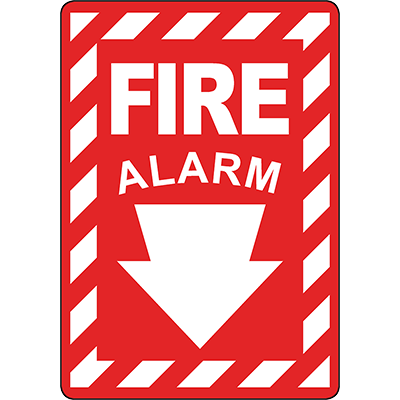 Fire Alarm Sign - DuraLabel