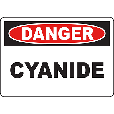 DANGER Cyanide Sign - DuraLabel