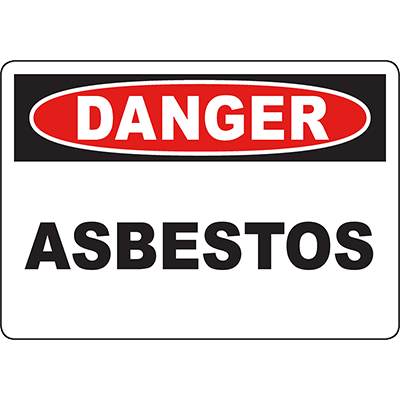 DANGER Asbestos Sign - DuraLabel