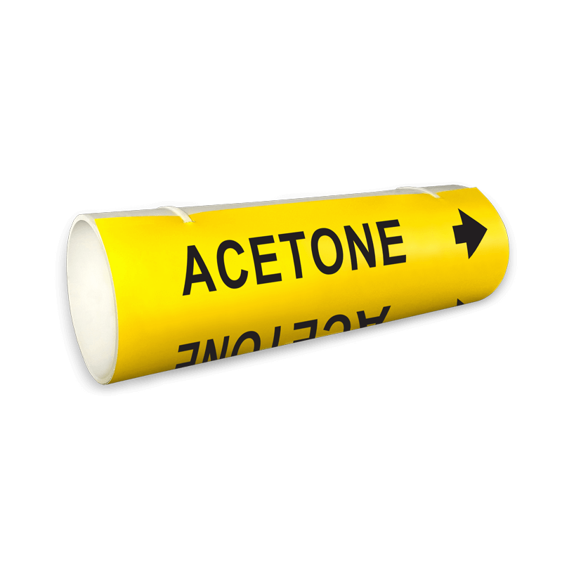 ACETONE PIPE MARKER - DuraLabel