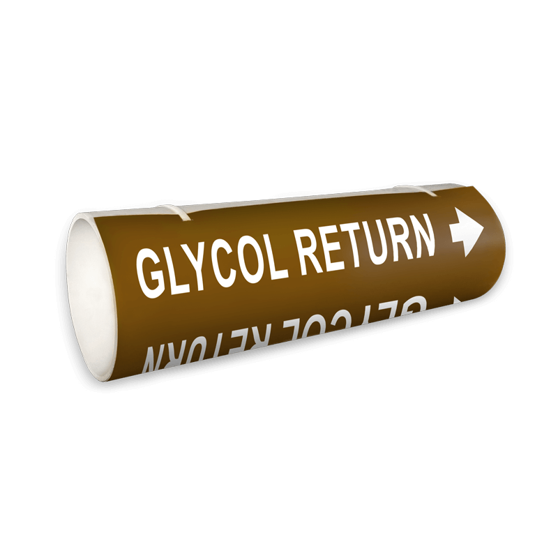 Glycol Return Pipe Marker | Graphic Products