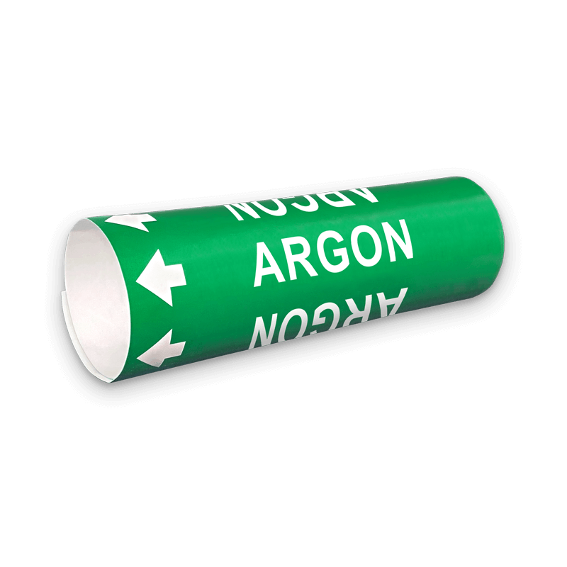 Pre-2007 ANSI Argon Pipe Marker | Graphic Products