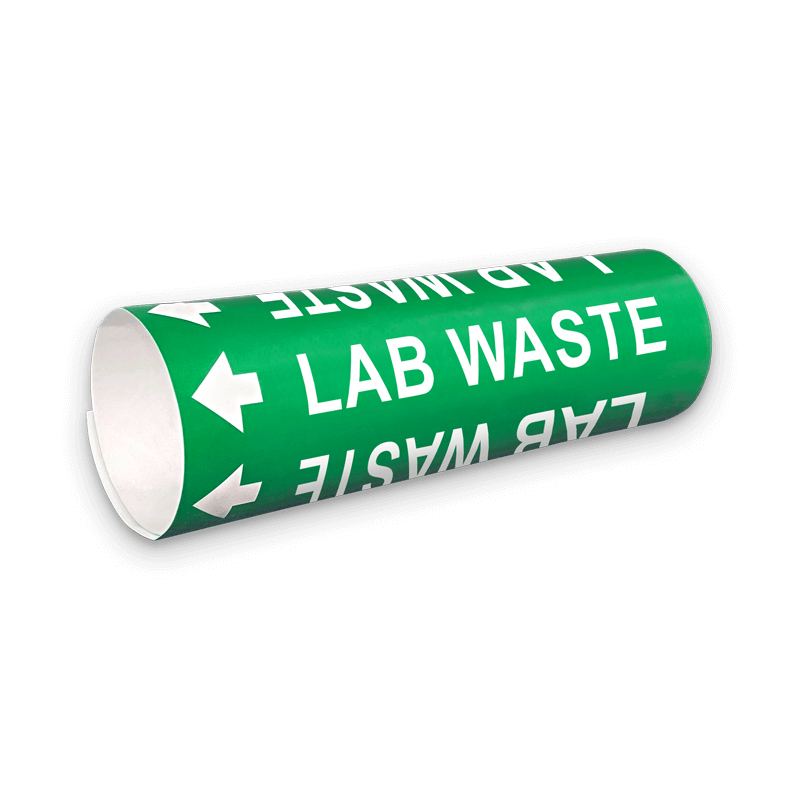 Lab Waste Pipe Marker for Water | Graphic Products