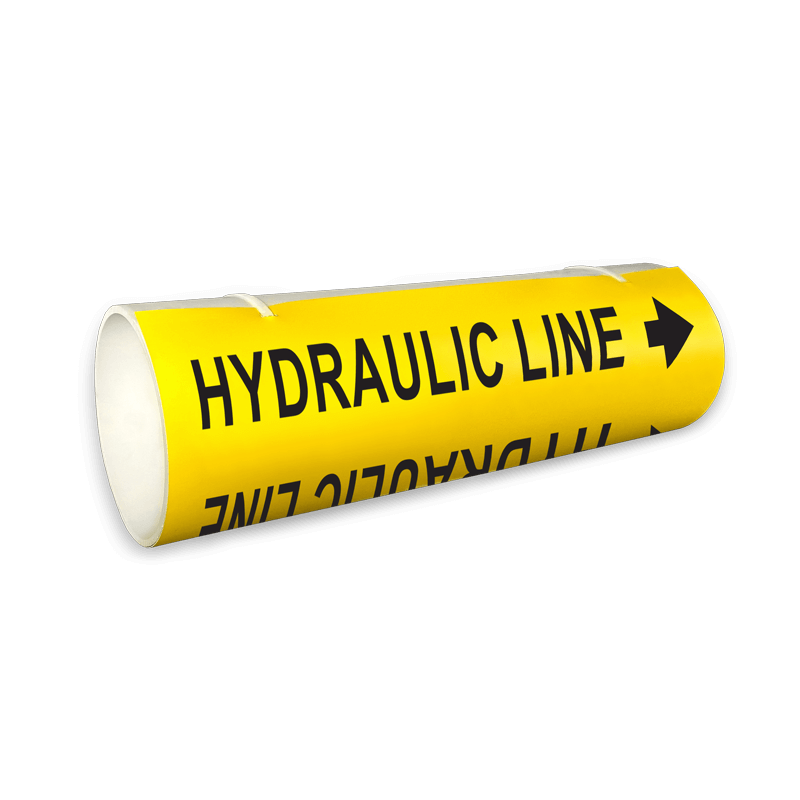 HYDRAULIC LINE PIPE MARKER | Graphic Products