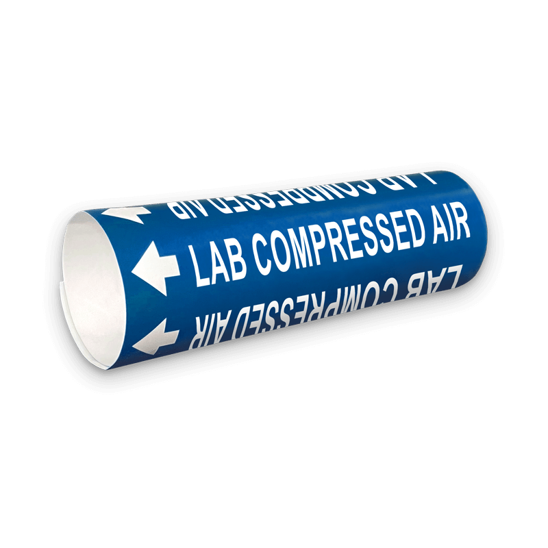 LAB COMPRESSED AIR PIPE MARKER | Graphic Products