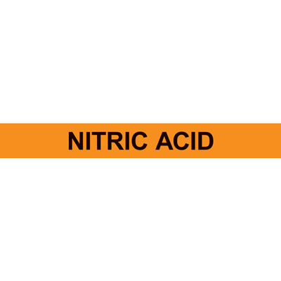 NITRIC ACID PIPE MARKER | Graphic Products