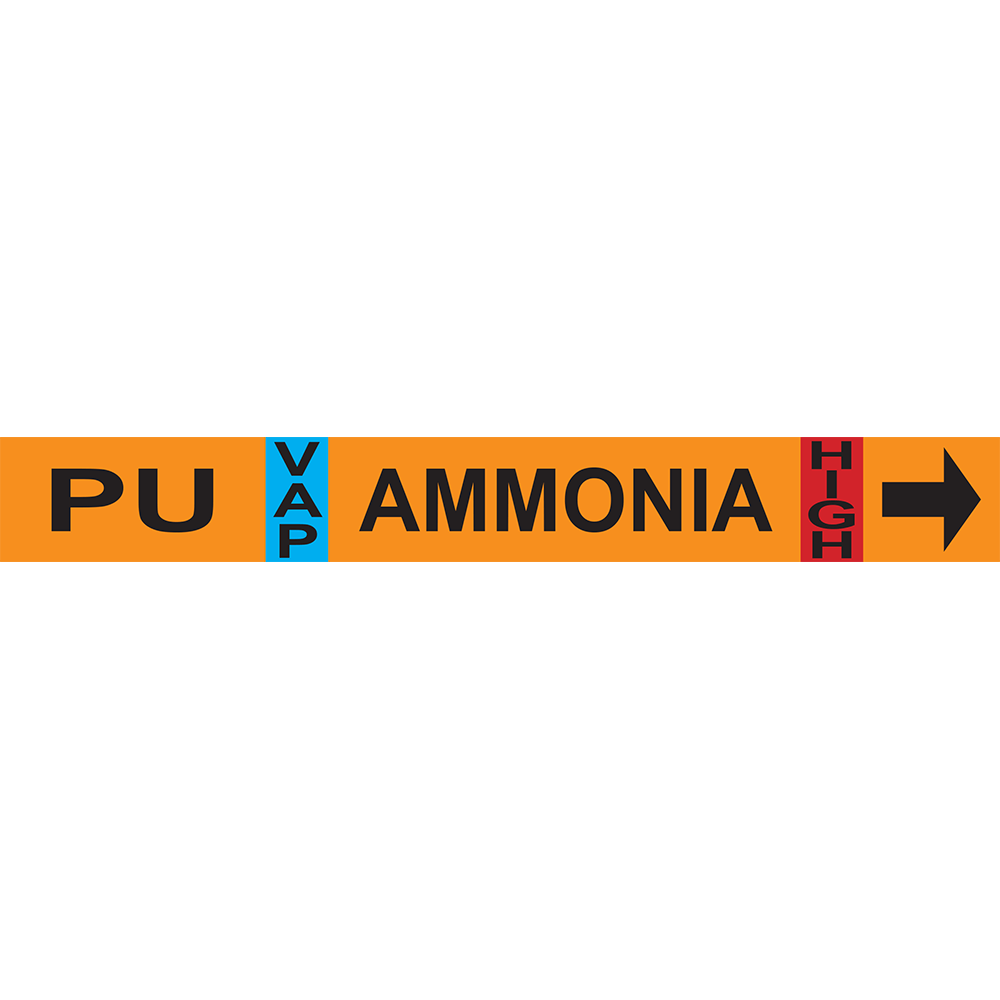 Purger Unit Ammonia | Pipe Markers | IIAR | DuraLabel