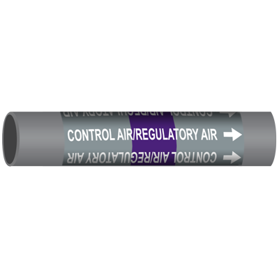 CONTROL AIR/REGULATORY AIR Marine Pipe Marker - DuraLabel