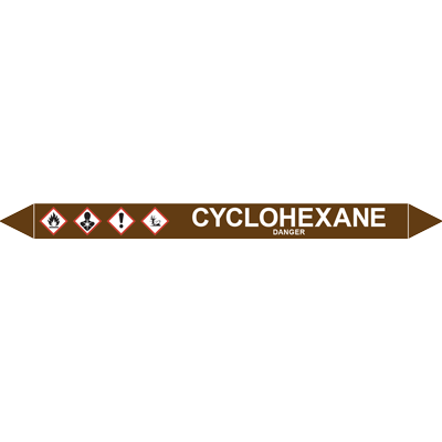CYCLOHEXANE European Pipe Marker - DuraLabel