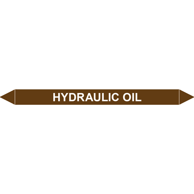 HYDRAULIC OIL European Pipe Marker - DuraLabel