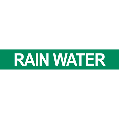 RAIN WATER PIPE MARKER - DuraLabel