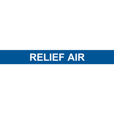RELIEF AIR PIPE MARKER | Graphic Products