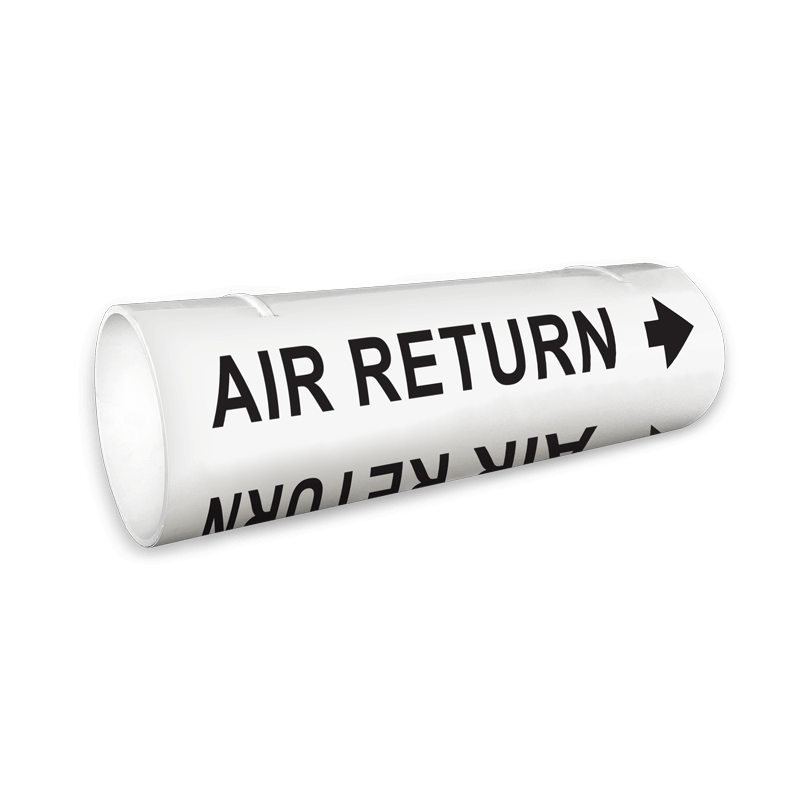 AIR RETURN PIPE MARKER | Graphic Products