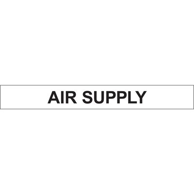 AIR SUPPLY PIPE MARKER | Graphic Products