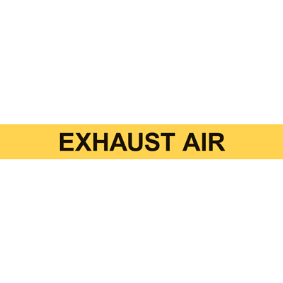 EXHAUST AIR PIPE MARKER | Graphic Products
