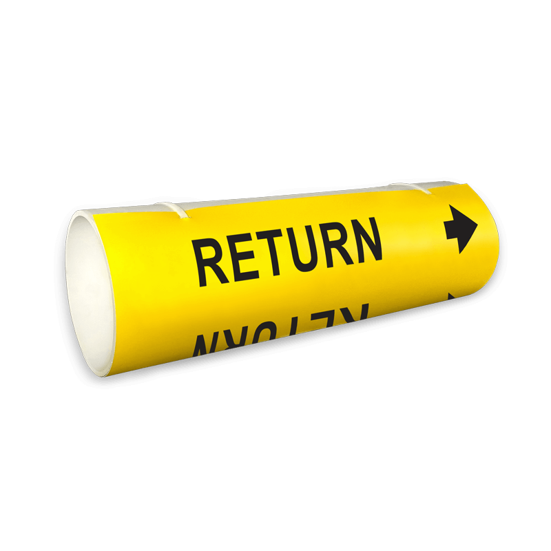 Return Pipe Marker | Pipe Labels | DuraLabel
