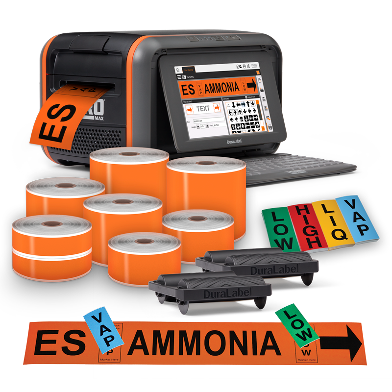 DuraLabel Toro Max Ammonia Pipe Marking Kit | DuraLabel