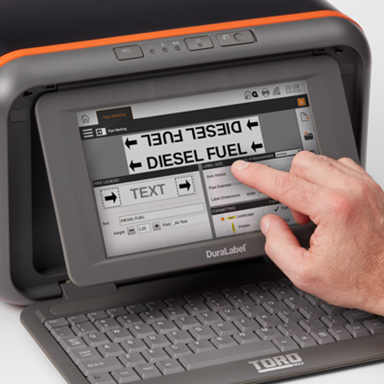 Duralabel Toro Max Custom Label Printer Duralabel