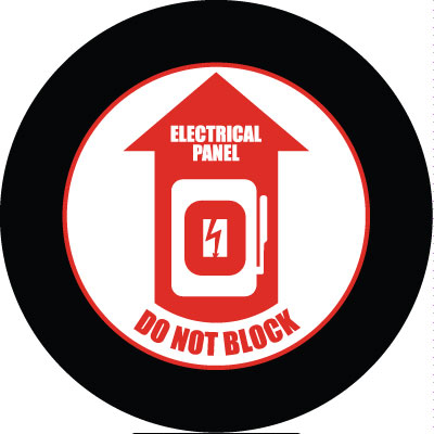 LUMEN FLOOR SIGN SLIDE: ELECTRICAL PANEL - DuraLabel
