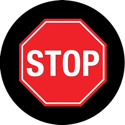 LUMEN Floor Sign Slide | Stop Sign | DuraLabel