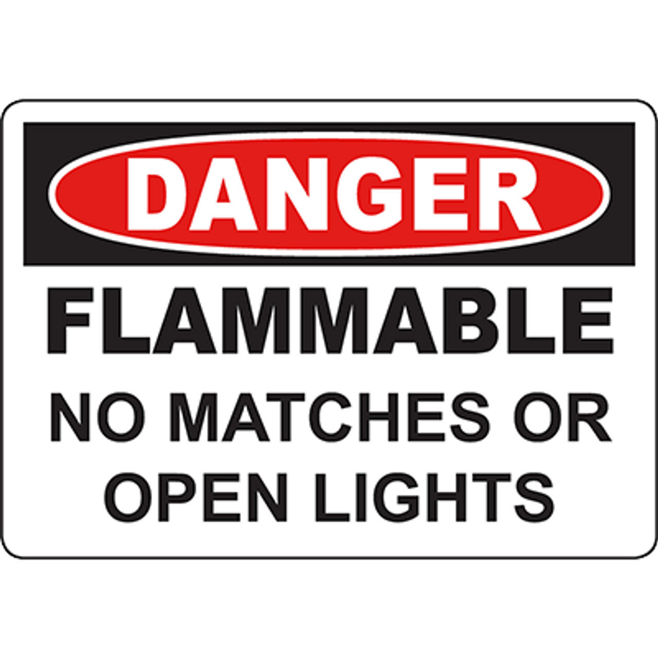 Flammable No Matches Or Open Lights | Graphic Products