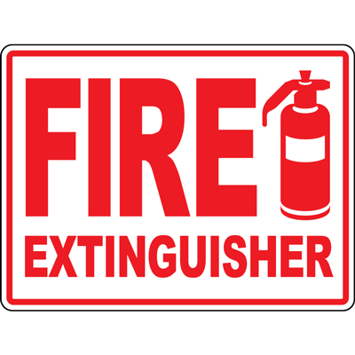 Fire Extinguisher Floor Sign |Floor Marking|DuraLabel