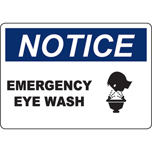 Emergency Shower And Eye Wash Sign | Graphic Products