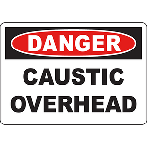 DANGER Overhead Hoist Sign | Graphic Products